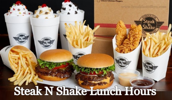 What Time Does Steak N Shake Lunch Hours Start? Menu - Breakfast Offers